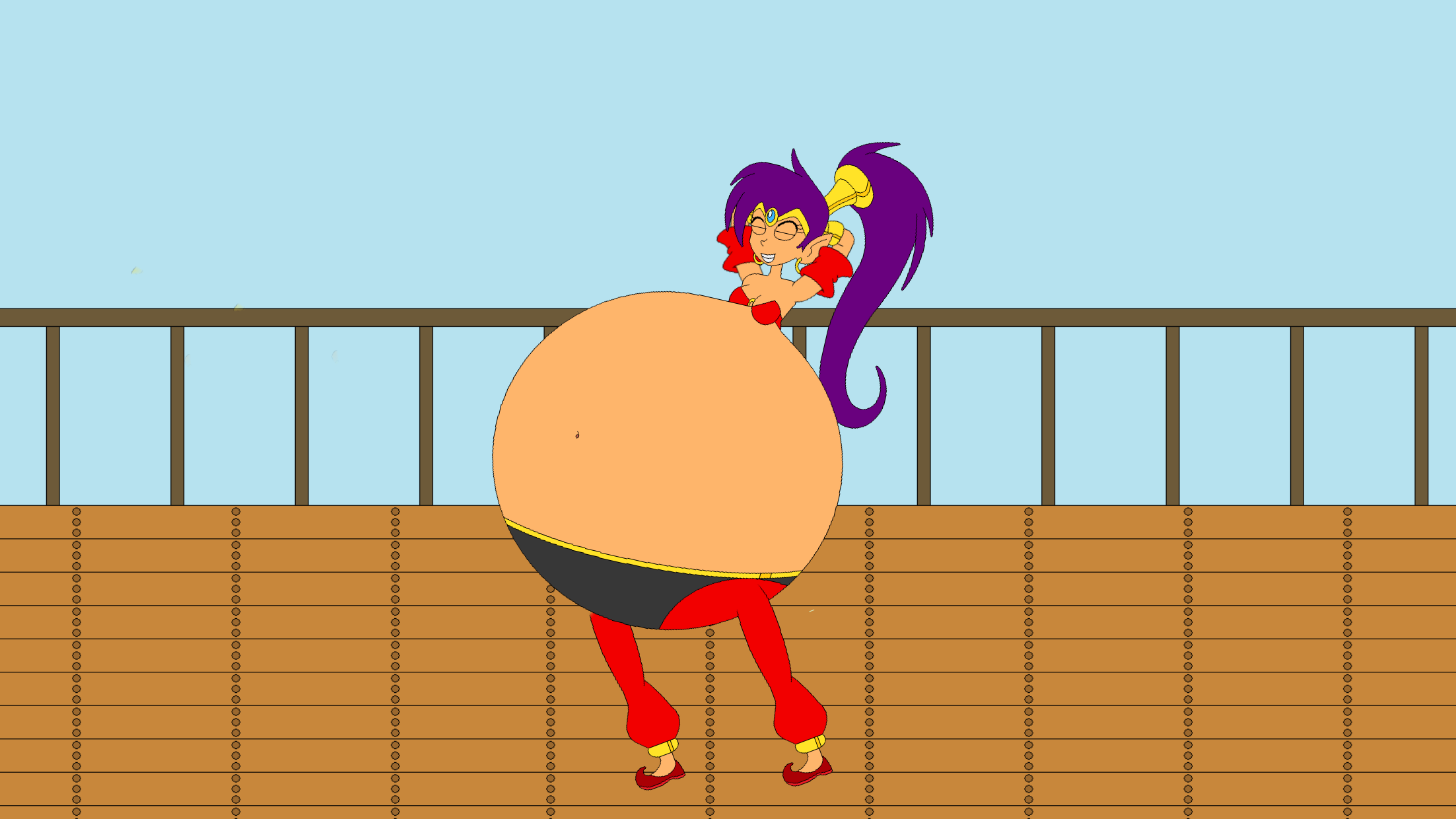Shantae belly dance (download for see full video) by PapirusOsos2 on DeviantArt