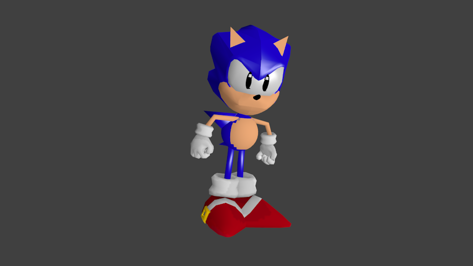 Toei Sonic Model by TheGoku7729 on DeviantArt