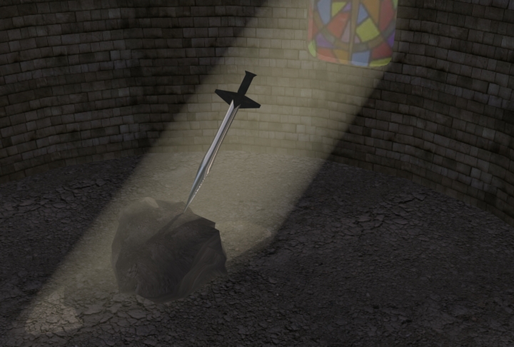 Sword in the stone by Shadow-Feathers on DeviantArt