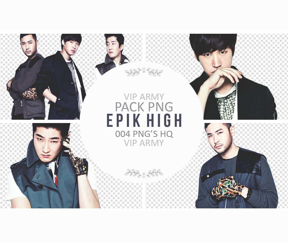 Pack png render: Epik High | YG Family #001 by VipArmy on DeviantArt
