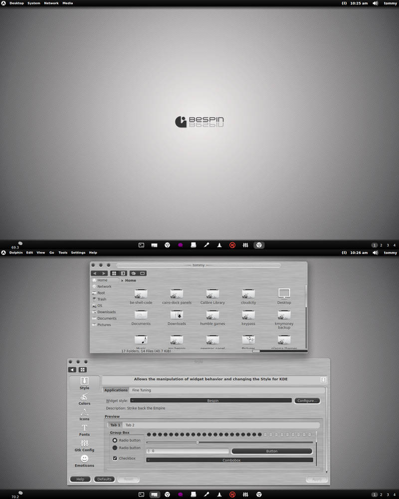 Bespin Metalized Grey with Dark Buttons Theme by CraazyT on DeviantArt