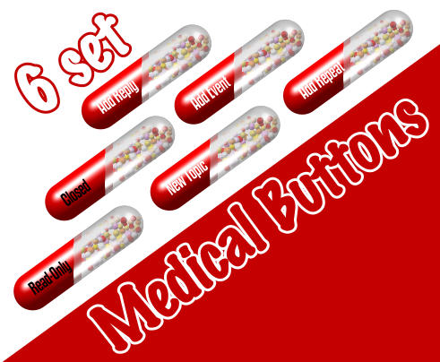 Medical Buttons by AdorableKitty08 on DeviantArt