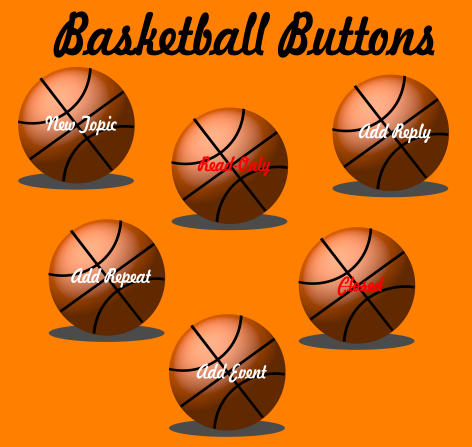 Basketball Buttons by AdorableKitty08 on DeviantArt