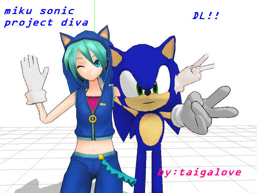 MMD miku sonic DL by taigalove on DeviantArt