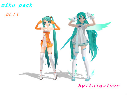 MMD miku pack DL!! by taigalove on DeviantArt