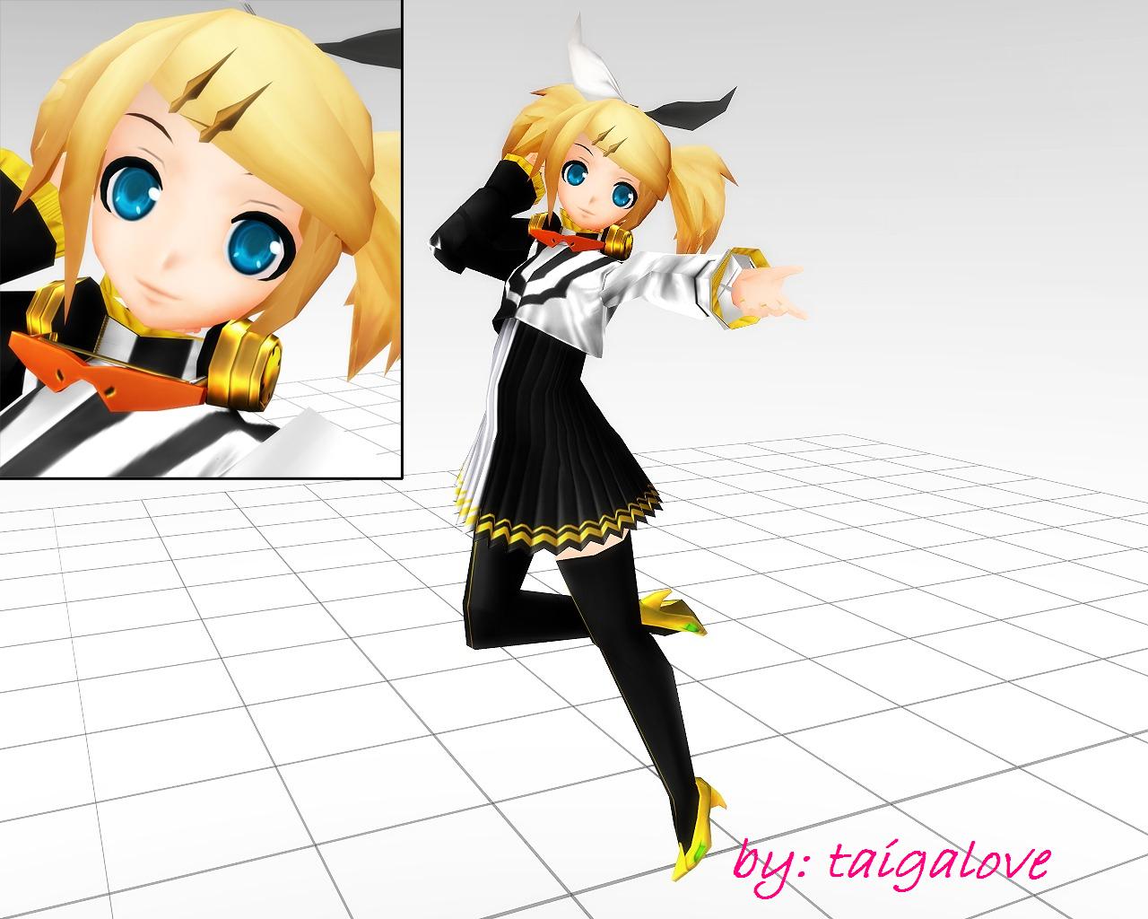 MMD- PD Reactor Rin DL!! by taigalove on DeviantArt