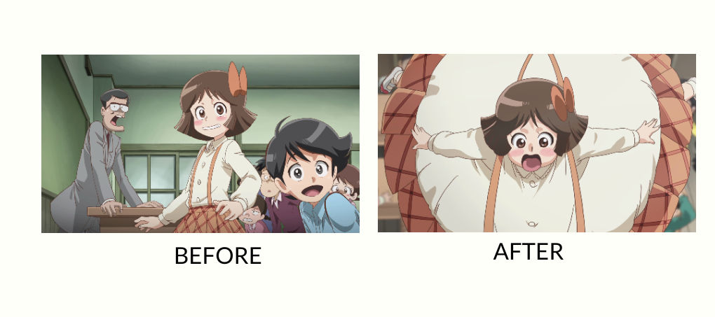 Harumi Roly Poly Before and After by NeoTheBat100 on DeviantArt