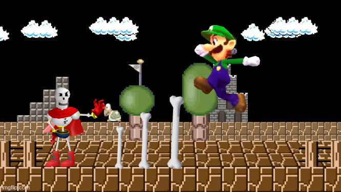 Luigi vs Papyrus by NeoTheBat100 on DeviantArt