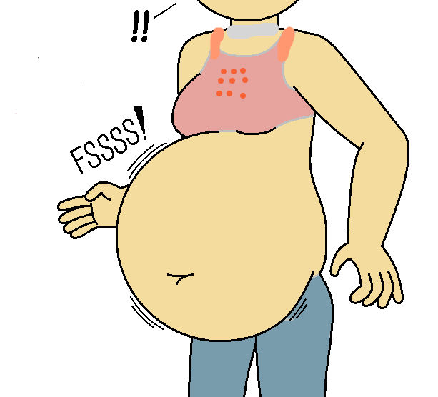 Yukari's Belly Inflation by MattTheBat7 on DeviantArt