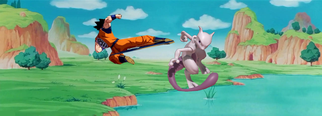 Goku vs Mewtwo by NeoTheBat100 on DeviantArt