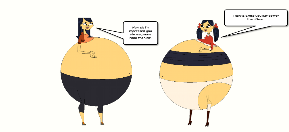 Big Bellied Sisters by NeoTheBat100 on DeviantArt