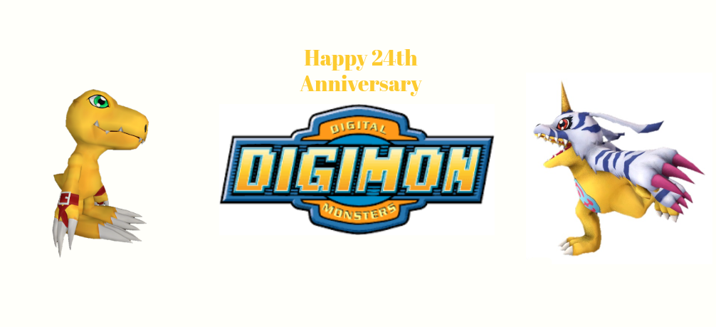 Happy 24th Anniversary Digimon by NeoTheBat100 on DeviantArt
