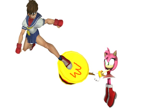 Sakura vs Amy by NeoTheBat100 on DeviantArt