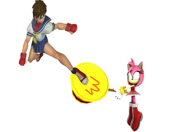 Sakura vs Amy by NeoTheBat100 on DeviantArt