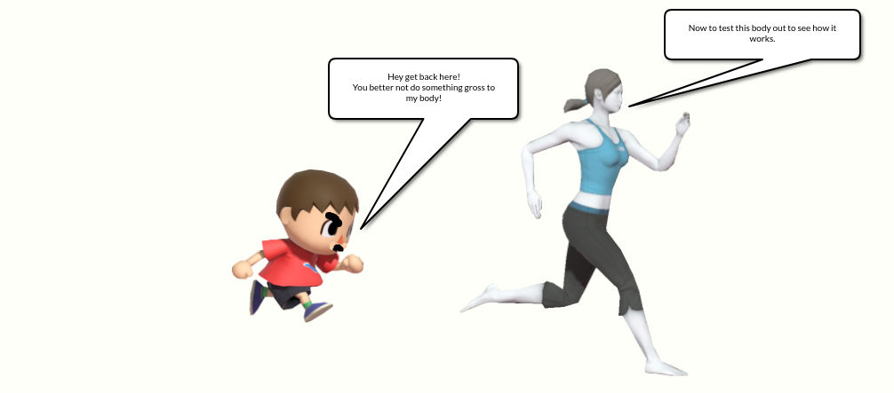 Villager and Wii Fit Trainer Switch Brains Part 2 by NeoTurboBat2000 on ...