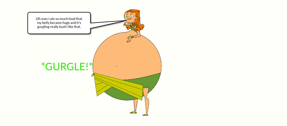 Izzys Huge Gurgling Belly By Neothebat100 On Deviantart