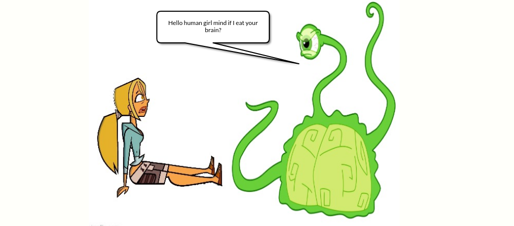 Bridgette and The Brain Eating Meteor by NeoTheBat100 on DeviantArt