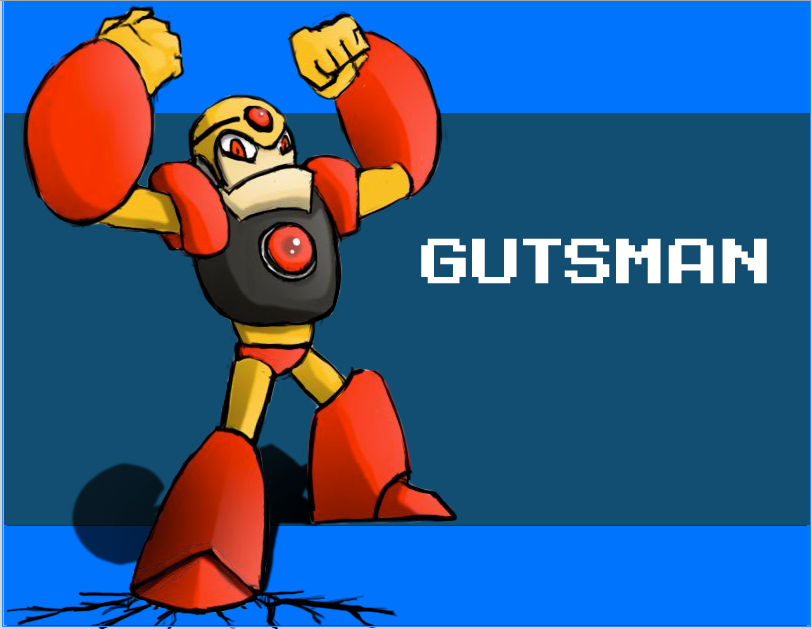 You've Selected Gutsman by GOODGRAPHIX on DeviantArt