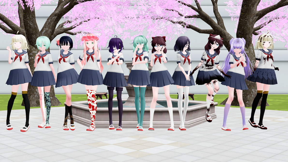 [MMD X YS OCS] Sour! Girl Gang Pack [DL] by InvaderIka on DeviantArt