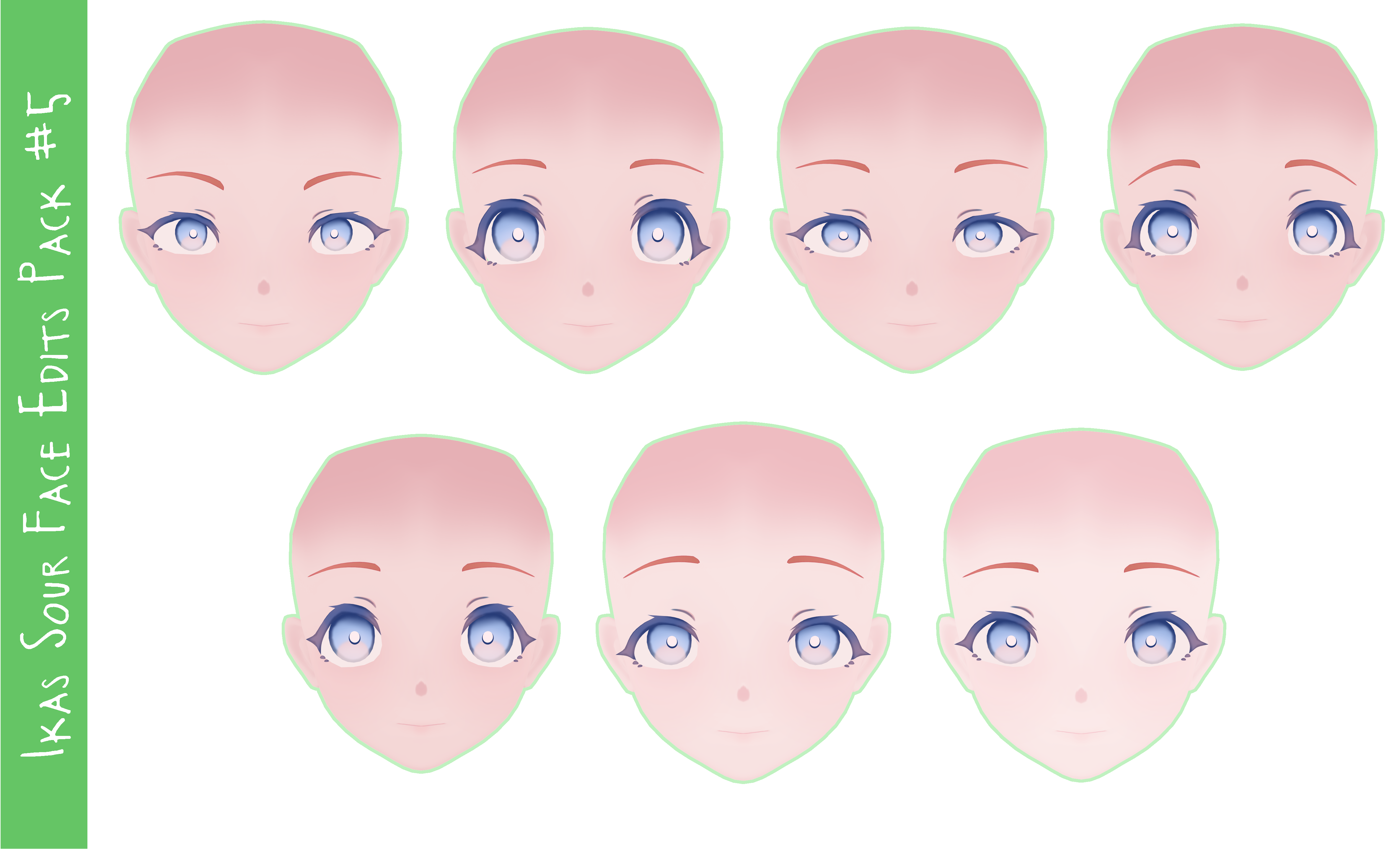 Ikas Sour Face Edits Pack 5 by InvaderIka on DeviantArt