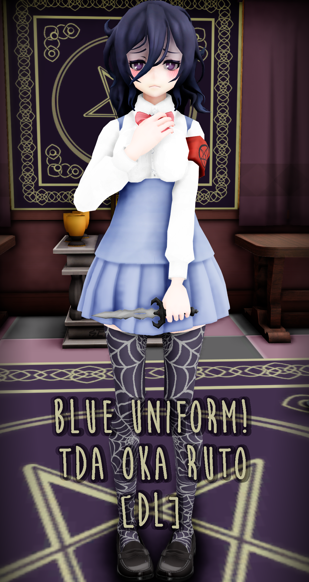 [MMD] TDA Blue Uniform Oka [DL] by InvaderIka on DeviantArt