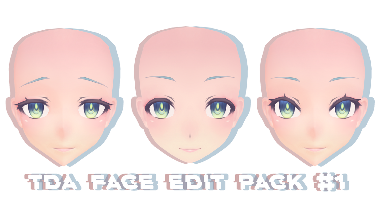 [MMD] TDA Face Edit Pack #1 [DL] by InvaderIka on DeviantArt