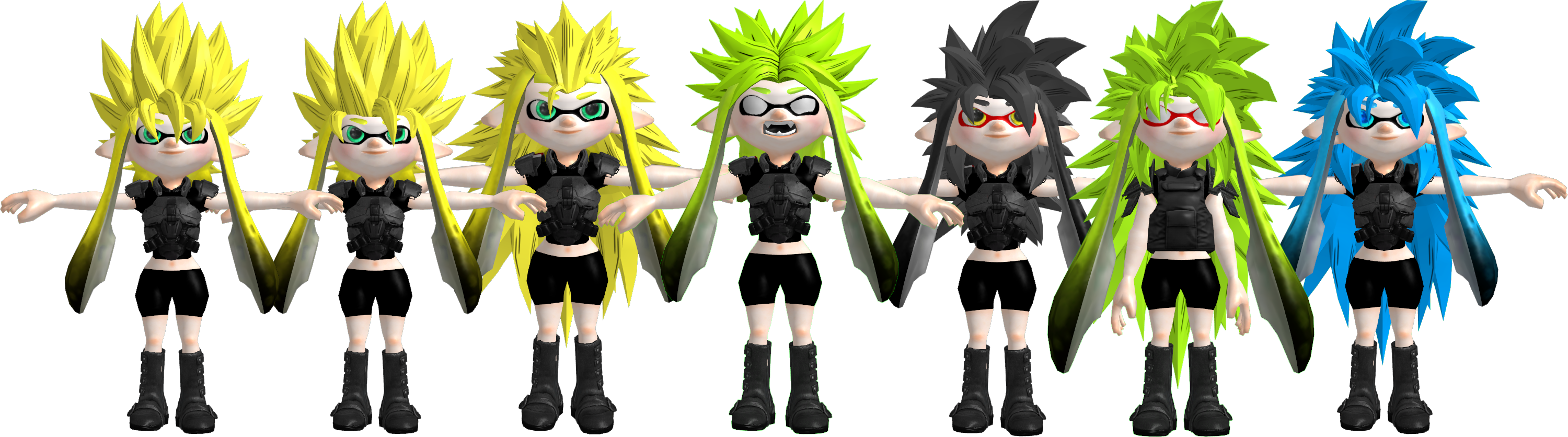 Super Saiyan Inklings by NeoMetalSonic360 on DeviantArt
