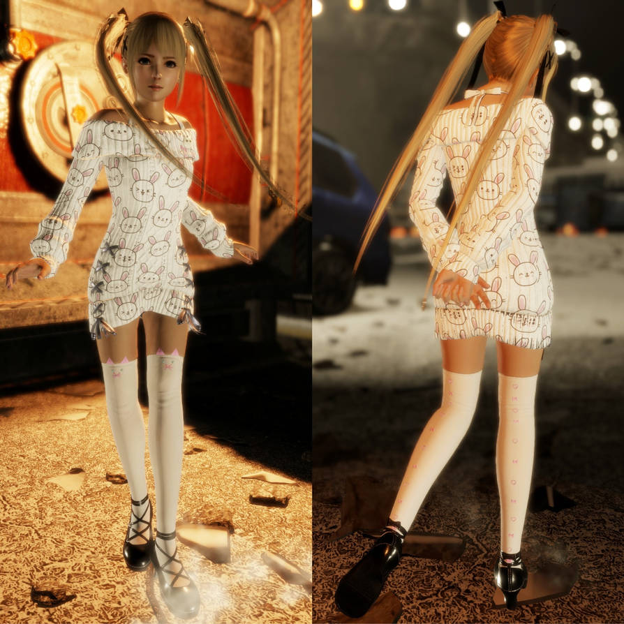 DOA6 Kawaii Print Marie Dress by SovereignKnights on DeviantArt
