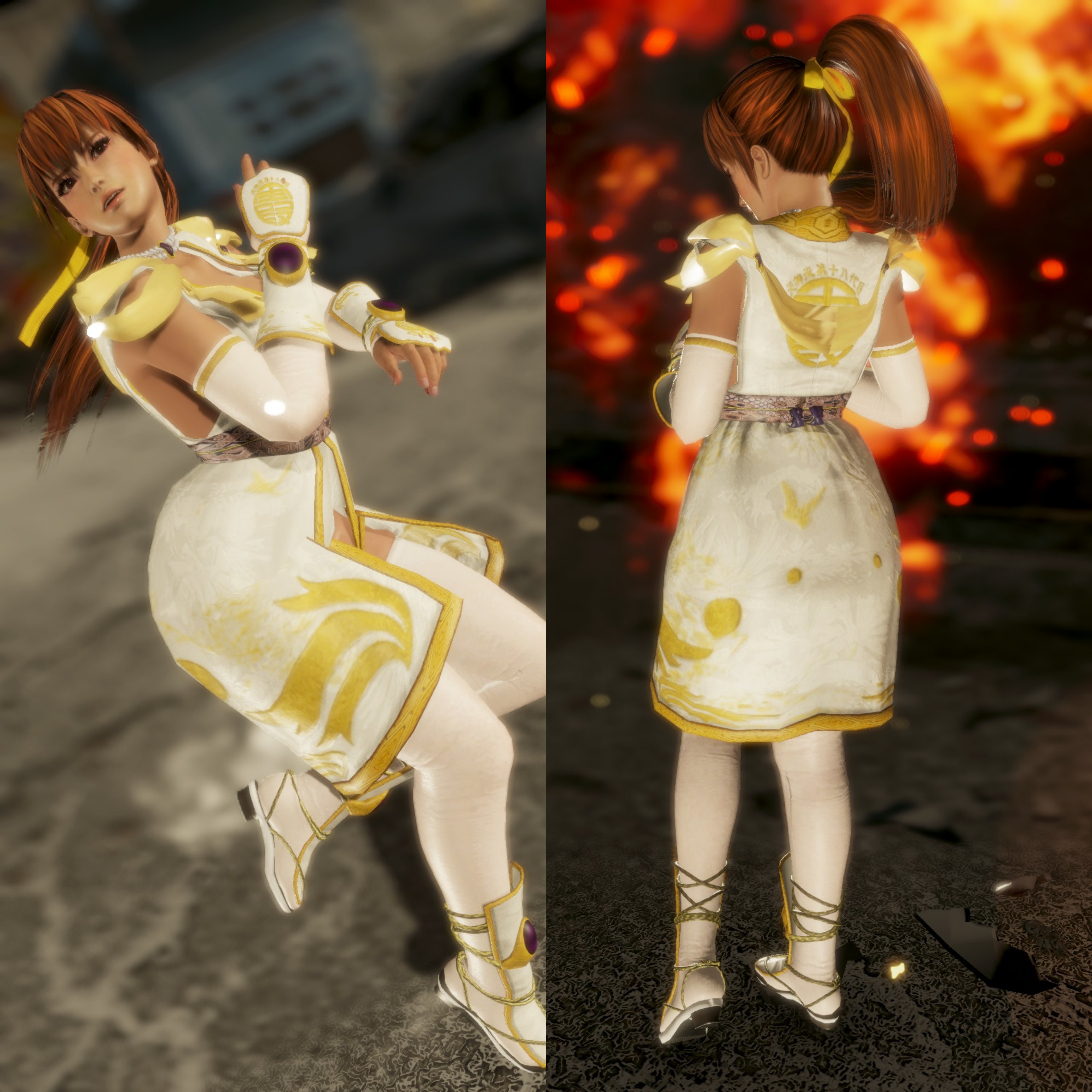 DOA6 Kasumi Princess Kunoichi Suit V1(Physics) by APOPrince on DeviantArt