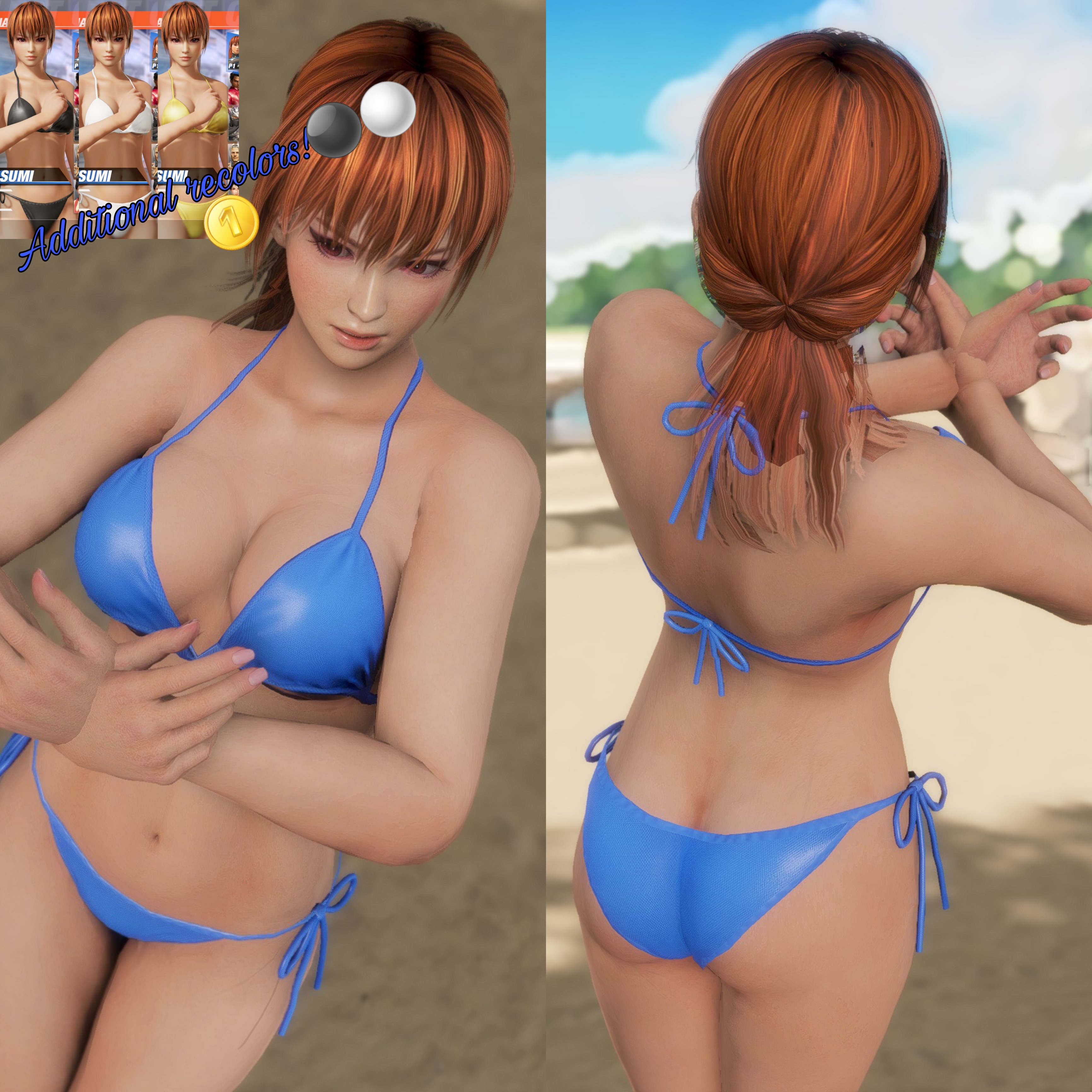 DOA6 Kasumi Normal bikini V1(Physics) by SovereignKnights on DeviantArt