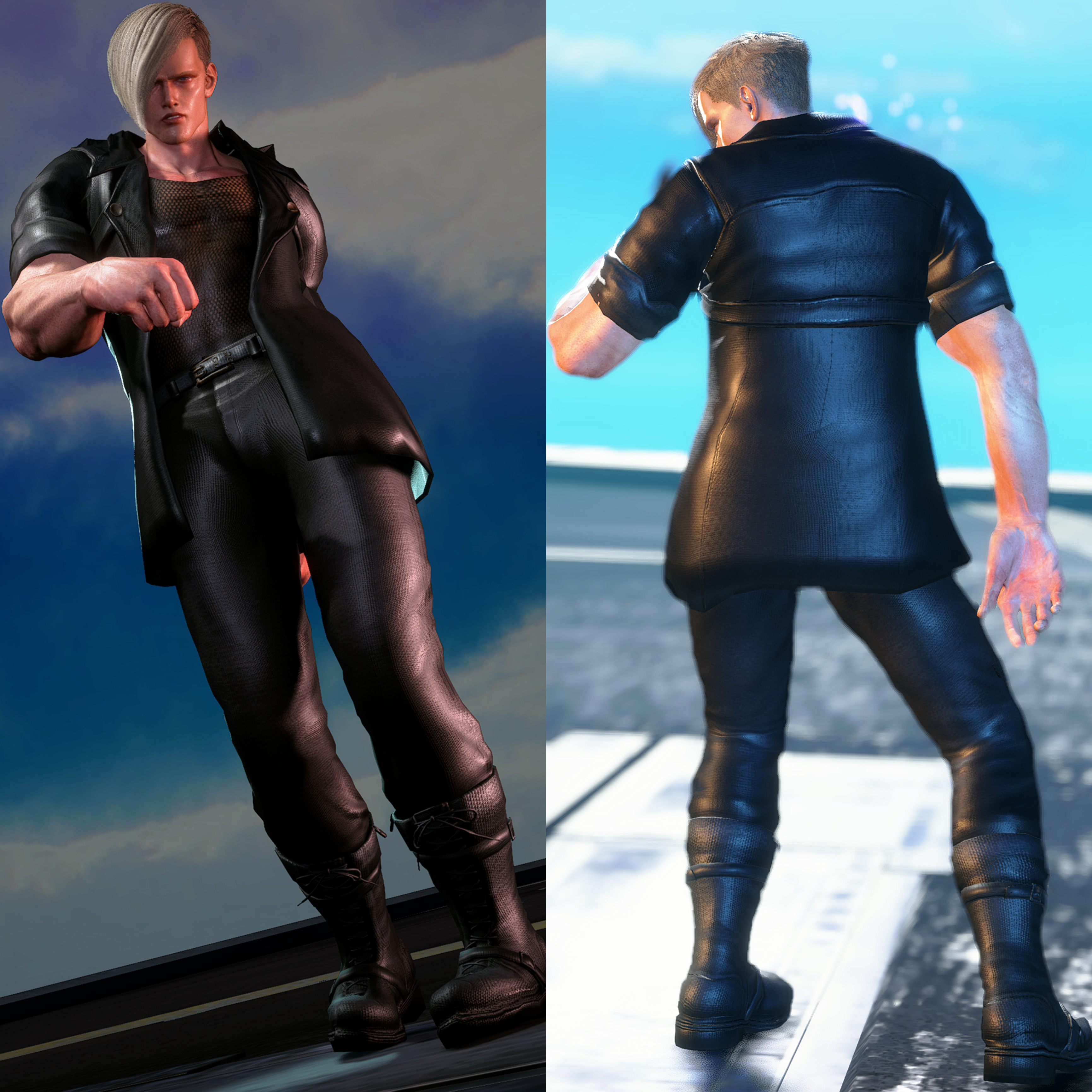 Ed Ein Leather Jacket and Jeans by SovereignKnights on DeviantArt