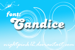 Candice font by NightPink12 on DeviantArt