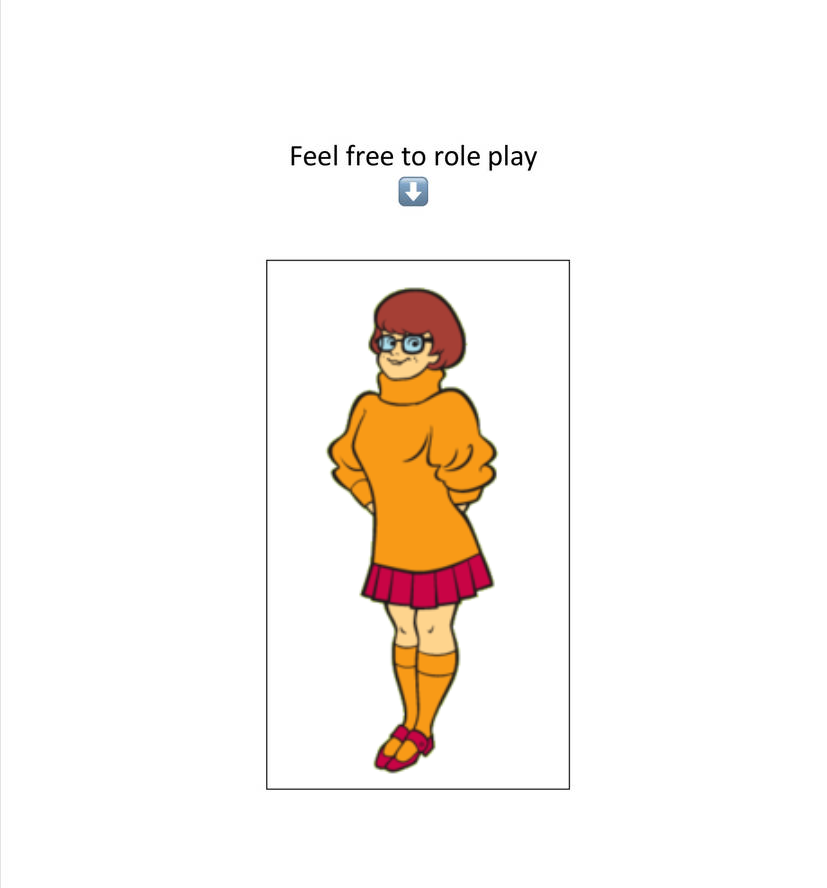 Feel Free to Roleplay as Velma Dinkley by Roleplayer6000 on DeviantArt