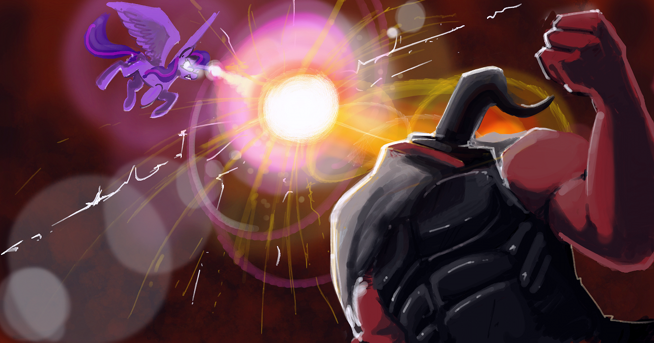 Twilight vs Tirek by DimFann on DeviantArt