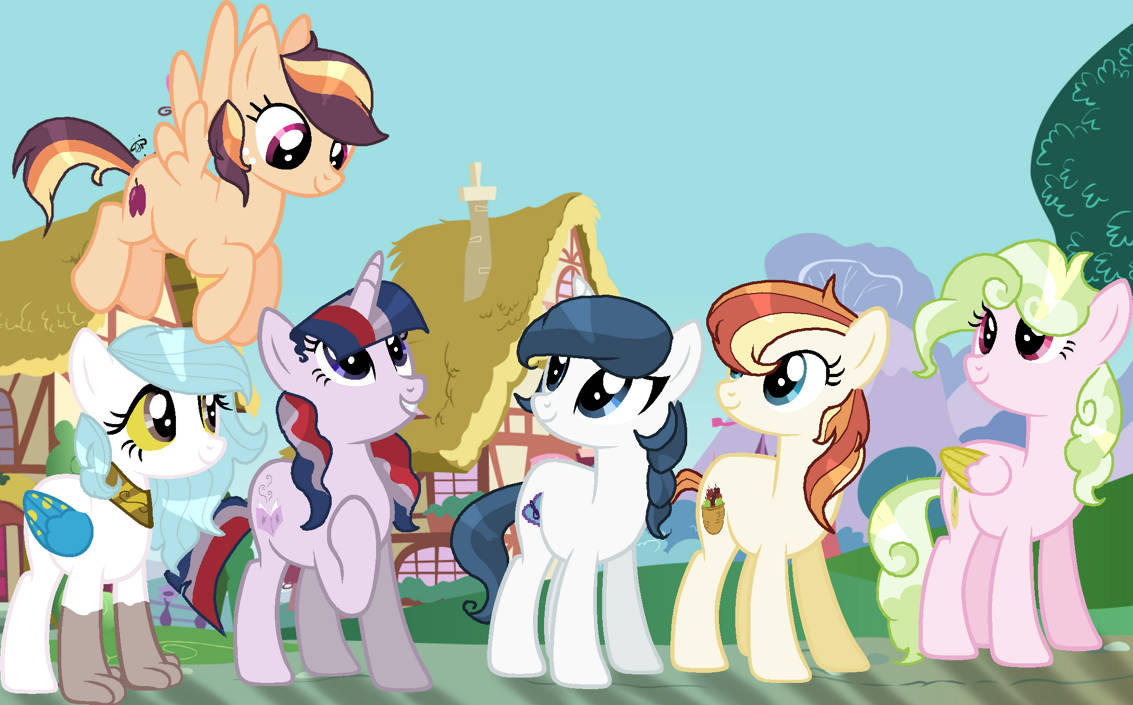 Mane Six by GallantServer on DeviantArt