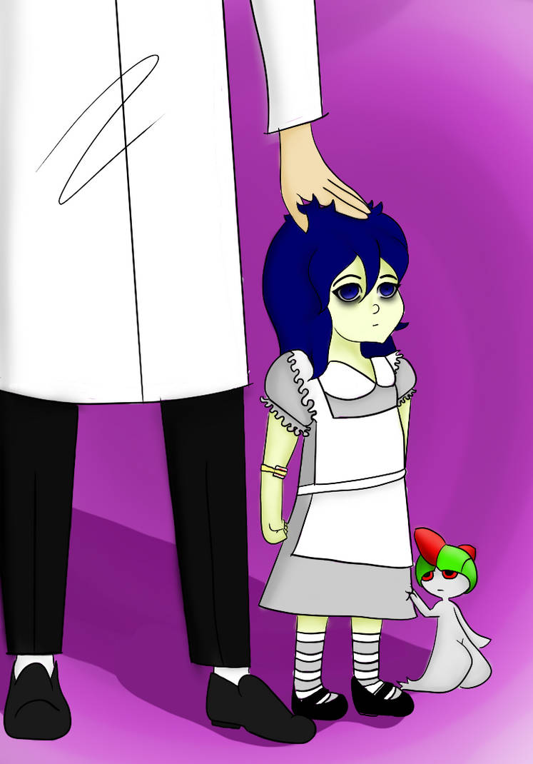 Child alice with her father and euphorian(ralts) by ellaisme on DeviantArt