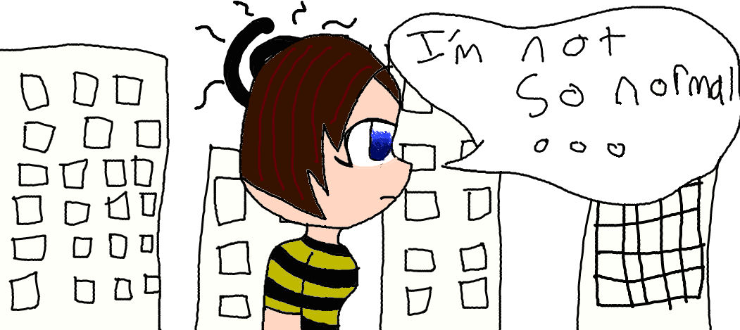 a normal world with a not-so-normal girl by BoxxyFoxy on DeviantArt