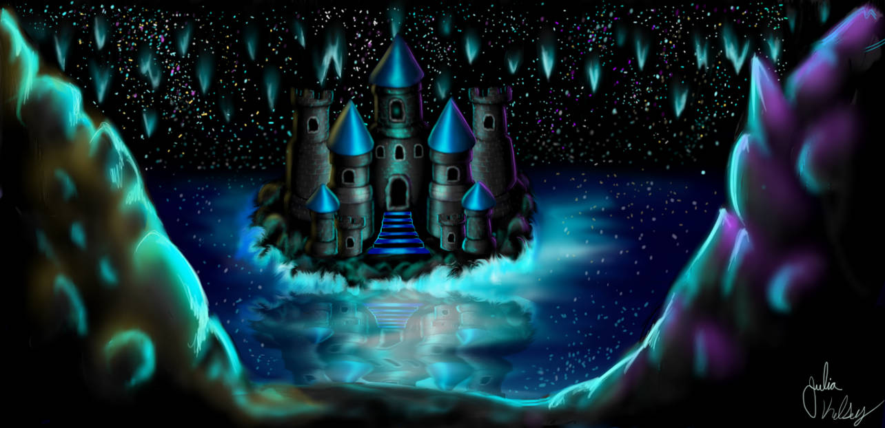 Waterfall castle by ShepherdOfTheCorn on DeviantArt