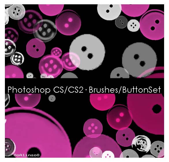 Button brush set by 00ALiNa00 on DeviantArt