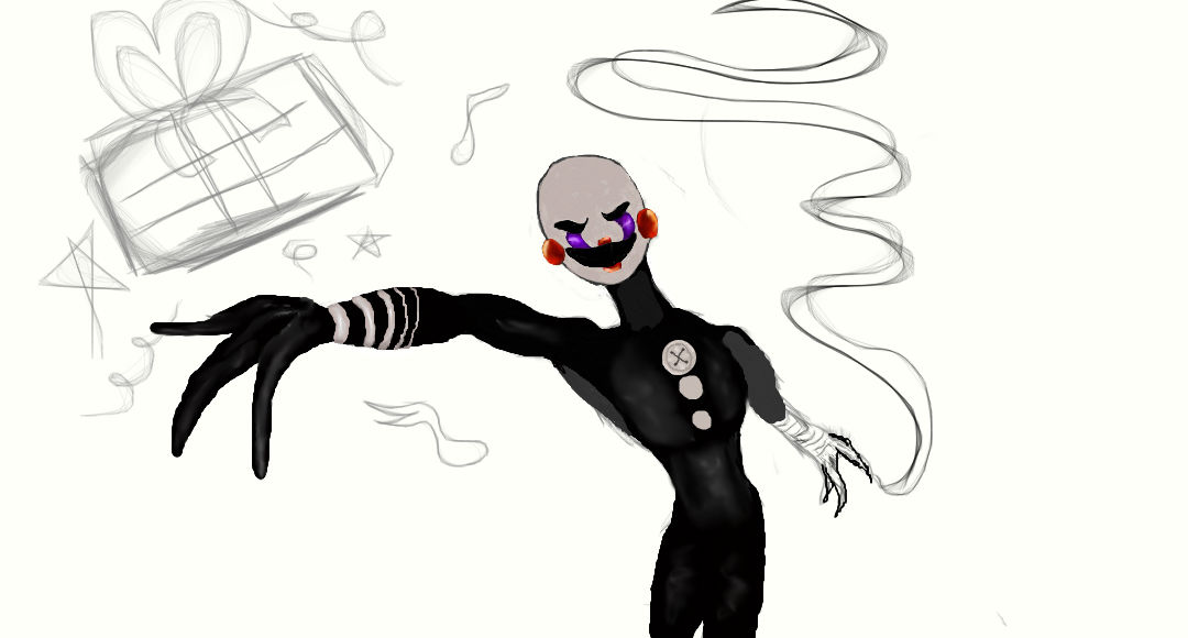 Marionette sketch. by ToothlessJamaaAJ on DeviantArt