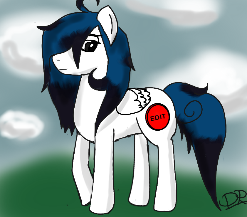 Edit Button, mlp oc commission by der42501 on DeviantArt
