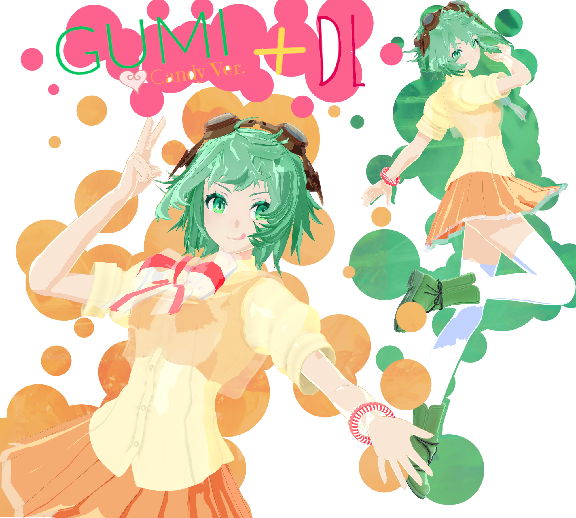 [MMD] Gumi Candy Ver. +DL by JunMaeda on DeviantArt