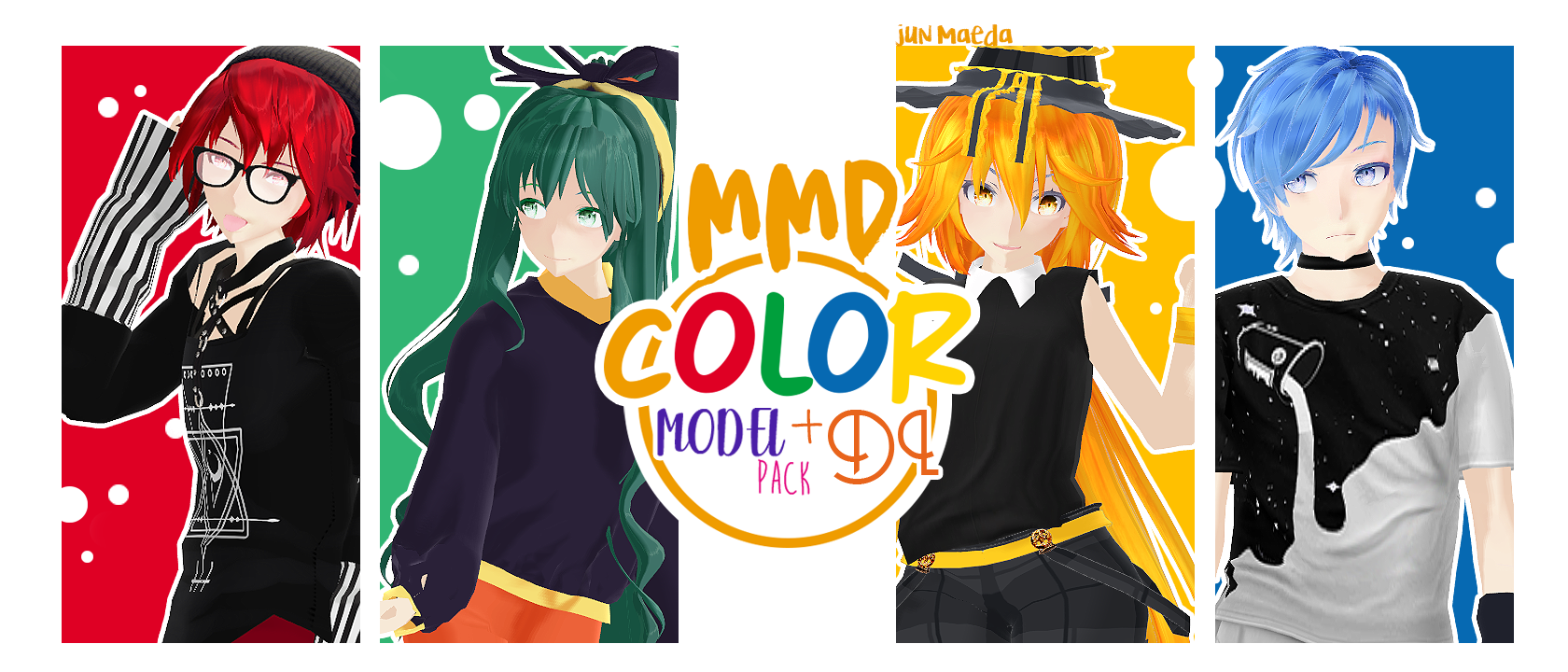 MMD_Color MODELS|+DL by JunMaeda on DeviantArt