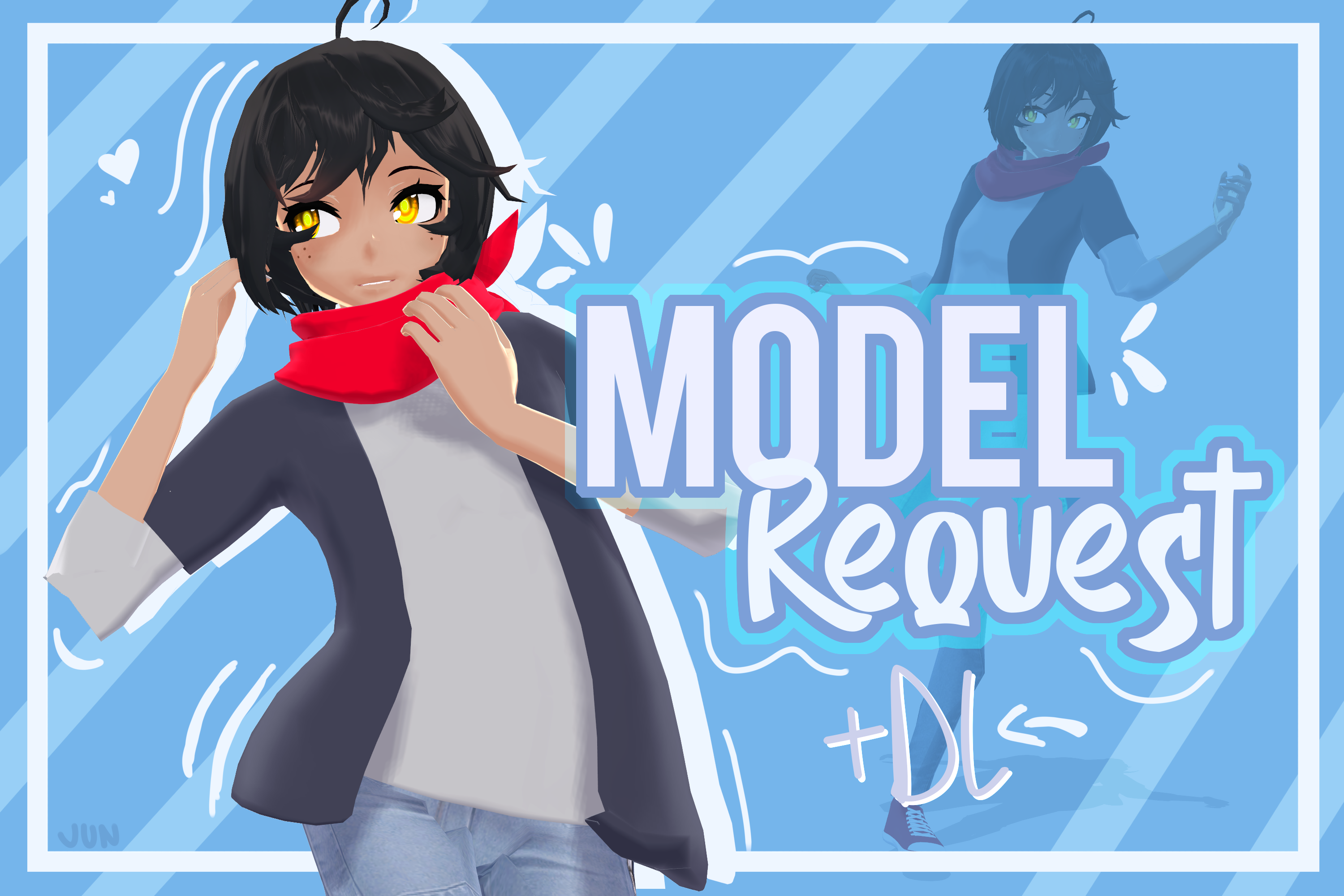 MMD|Model Request +DL by JunMaeda by JunMaeda on DeviantArt