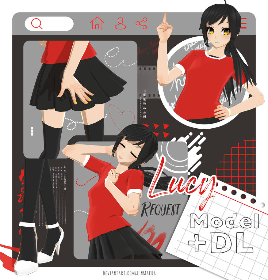 MMD MRWG#3 +Dl |TDA Lucy by JunMaeda by JunMaeda on DeviantArt