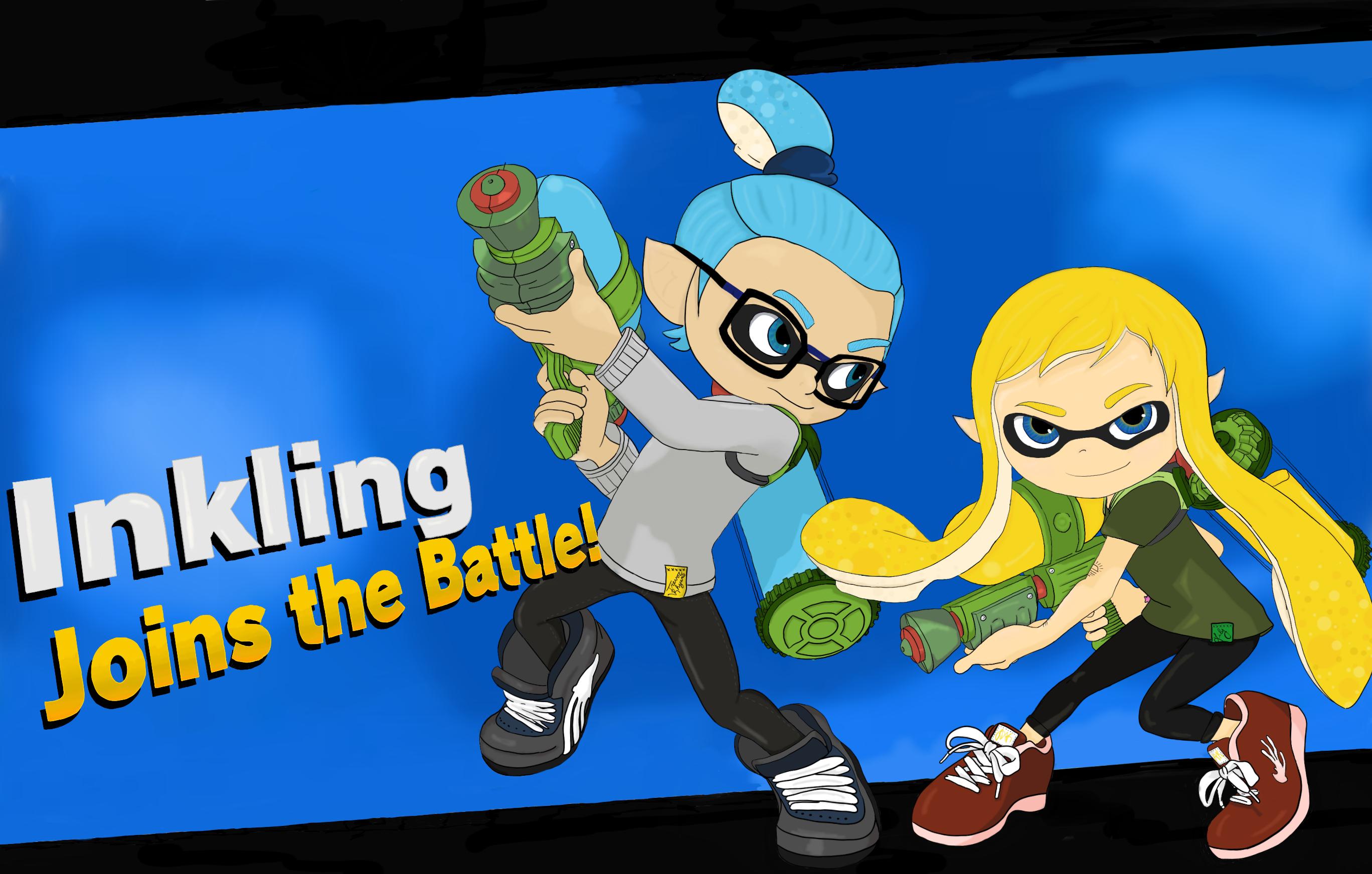 Inkling joins the battle by LilyKilpatrickART on DeviantArt
