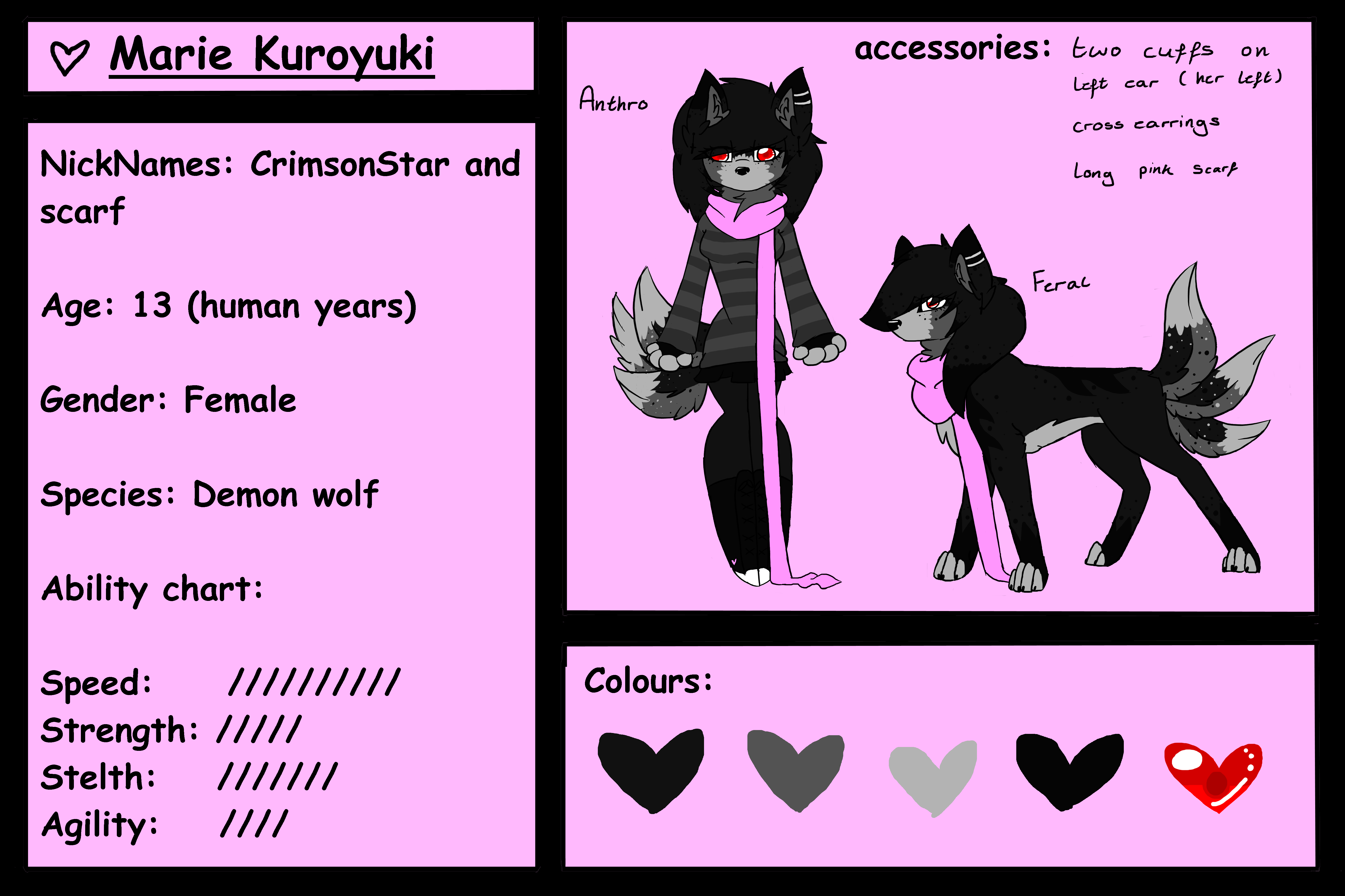 marie ref sheet by SleepyGrim on DeviantArt