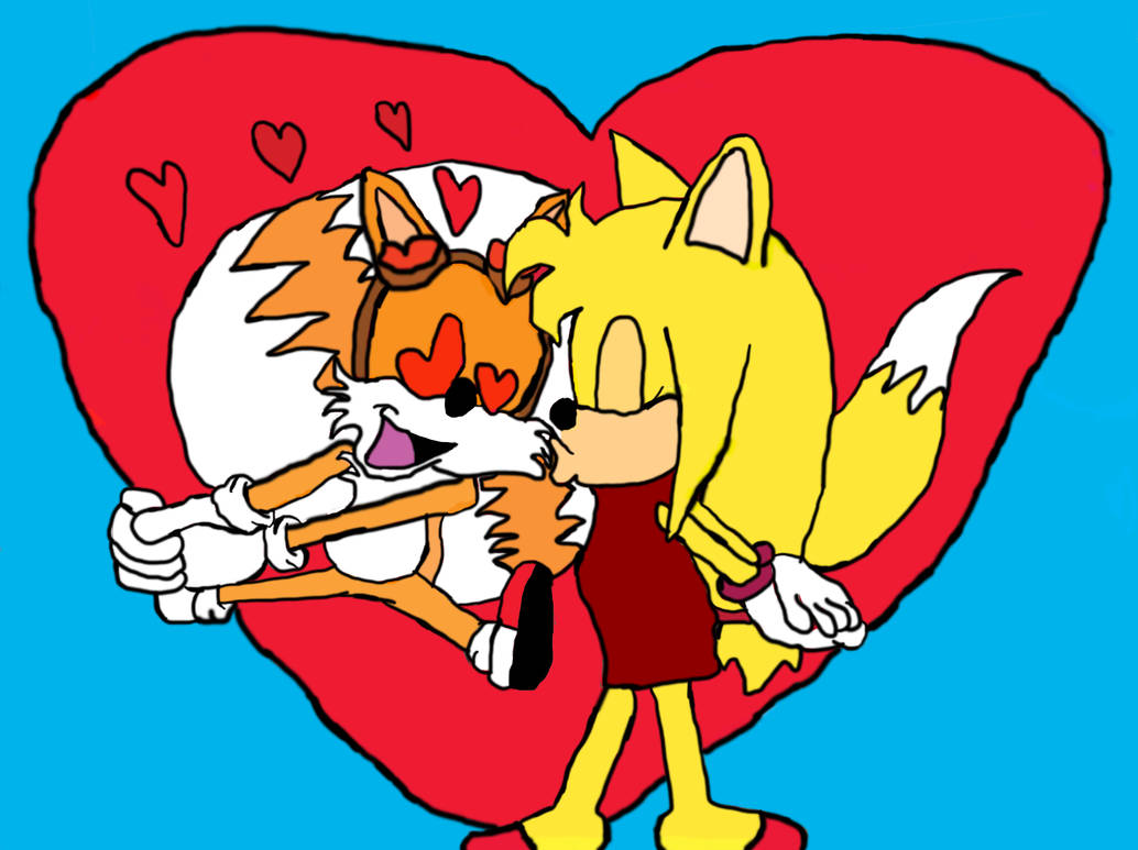 Tails and Zooey by Burridgefox on DeviantArt