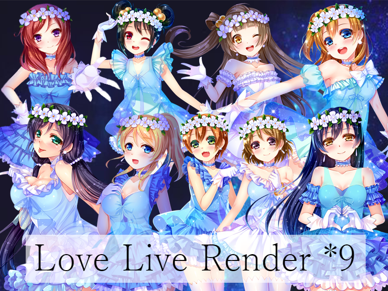 Love Live Render Pack by WATLEMN on DeviantArt