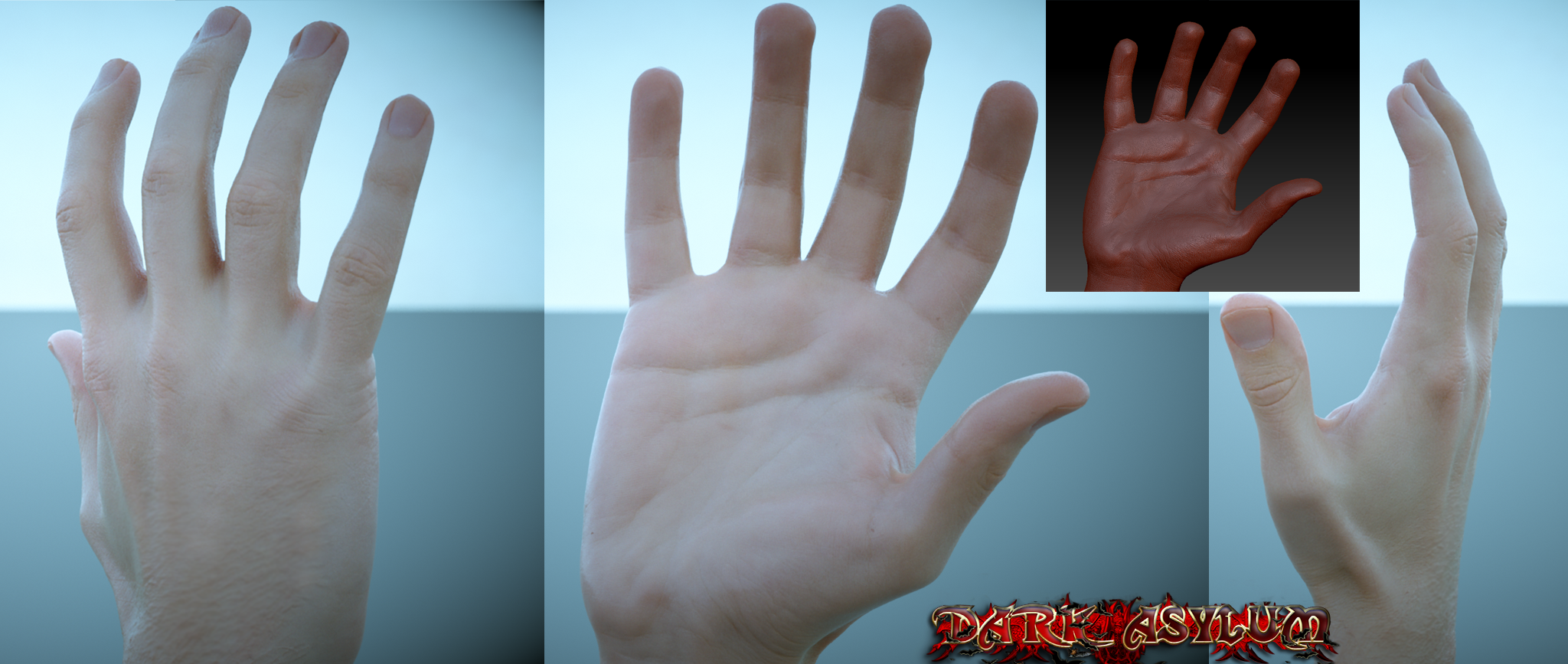 Sss Octane Render hand skin test by MaskDemon on DeviantArt